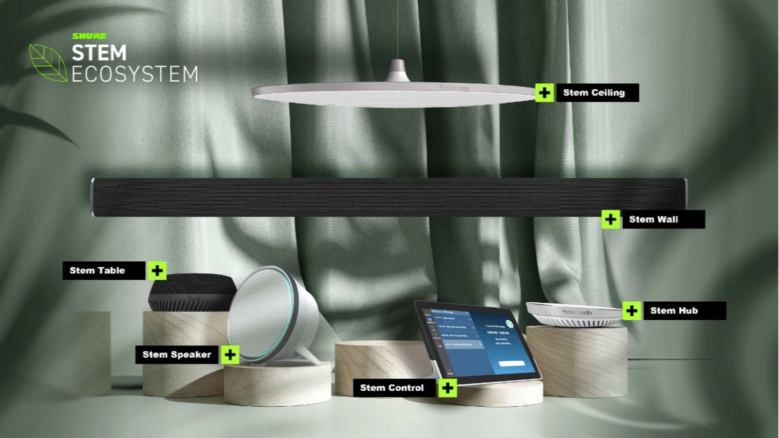 Shure、Web会議用音声デバイス「Stem Ecosystem」6製品を発売 - INTERNET Watch