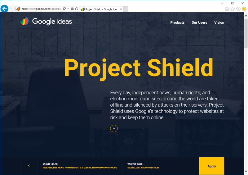 Google、ニュースサイトをDDoS攻撃から守る「Project Shield」本格展開 -INTERNET Watch